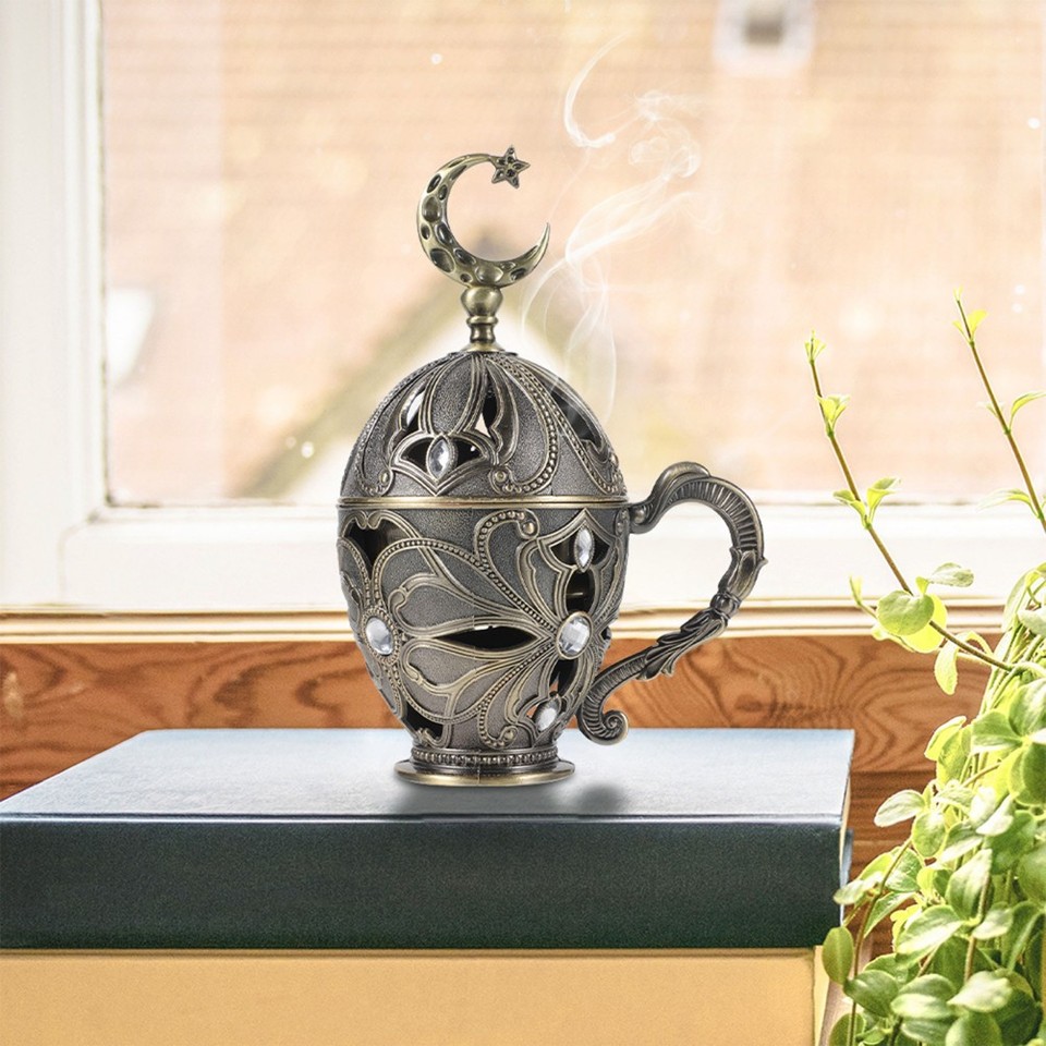 Table Decor Room Accessories Metal Aromatherapy Holder Decorative ...
