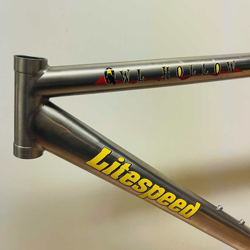 Litespeed Owl Hollow Hardtail Titanium MTB Frame 26 Rim Brake Made in ...
