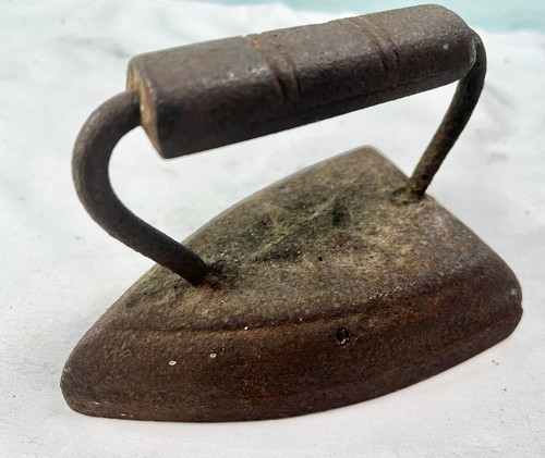 Vintage Antique Star Marked Cast Iron Collectible Flat Sad Clothes Iron ...
