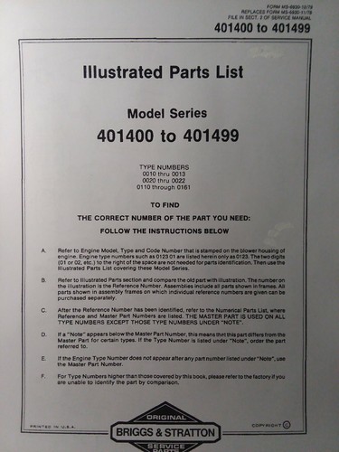 MTD 995 Lawn Garden Tractor Briggs & Stratton 16 hp Twin Engine Parts ...