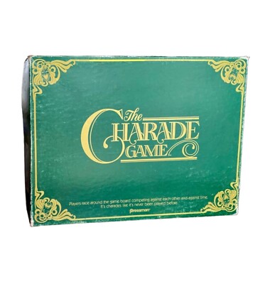 Vintage 1985 The Charade Board Game by Pressman - COMPLETE | eBay