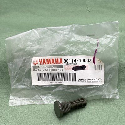 QTY 2 NEW GENUINE YAMAHA 90114-10007 FRONT WHEEL Bolt, Serration | eBay