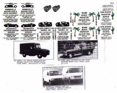 Fred Cady Decal #702 To Do The Bonneville Machine Shop and Others | eBay