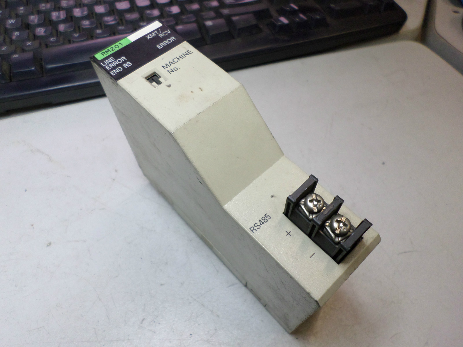 OMRON REMOTE MASTER MODULE 2 WIRE -- C200H-RM201 -- RS 485 -- GOOD ...