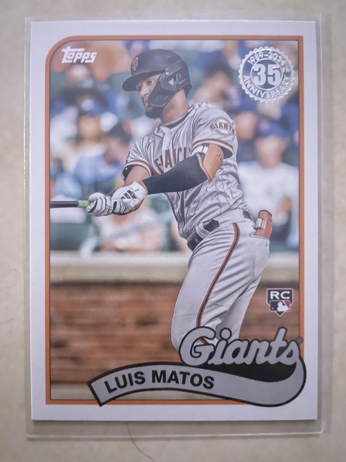 2024 Topps Series 1 Luis Matos Rookie Card RC 1989 Topps Baseball #89B ...