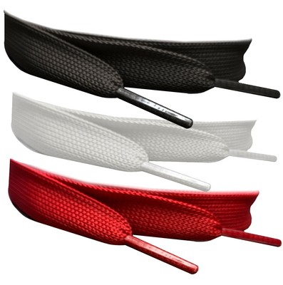 2 Pairs Alexander Mcqueen Style 120cm Flat Firm Knot trainer laces Shoe ...