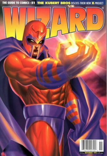 Wizard: The Guide to Comics November 1995 Issue 51 X-Men Cartoon ...