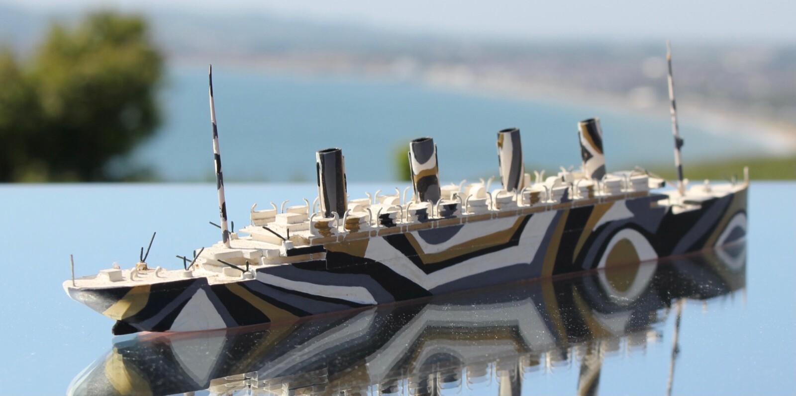 WHITE STAR LINE RMS OLYMPIC BASSETT LOWKE RECOGNITION WW1 WATERLINE ...