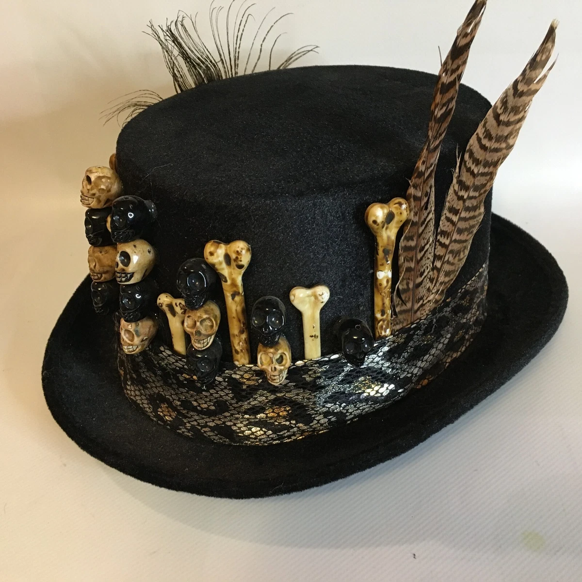 Voodoo Skull Top Hat