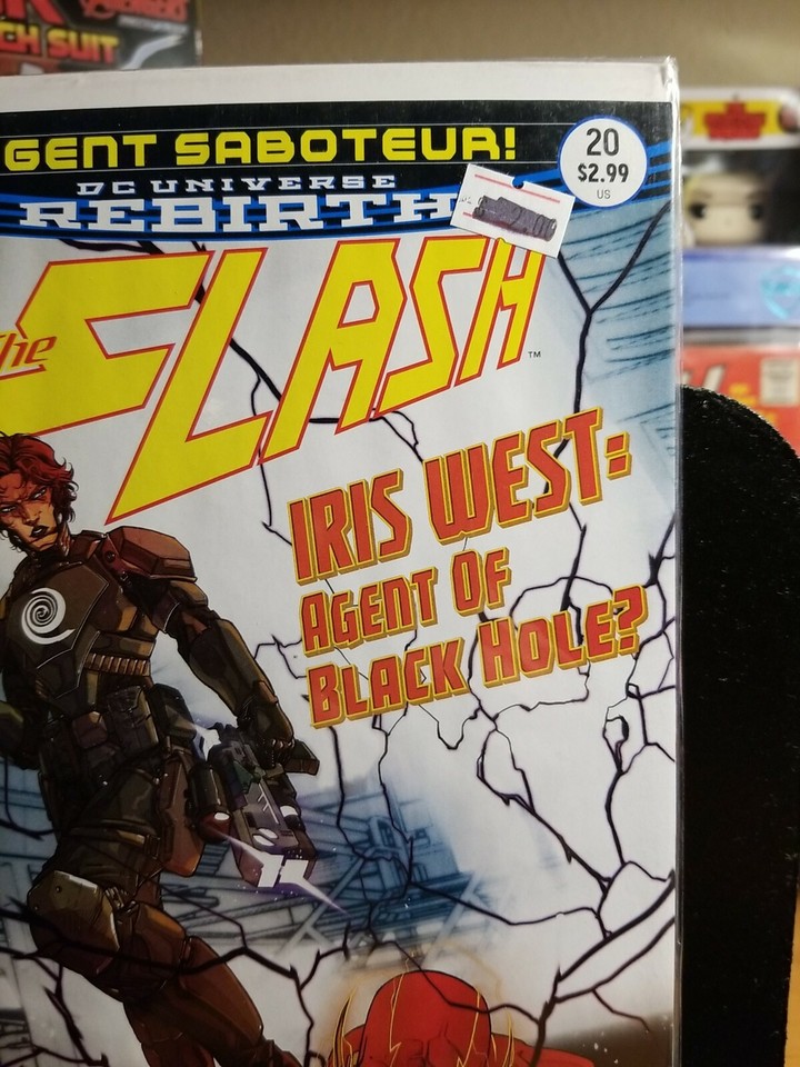 The Flash #20 Rebirth DC Comics 2017 Cover A Black Hole Negative Flash ...