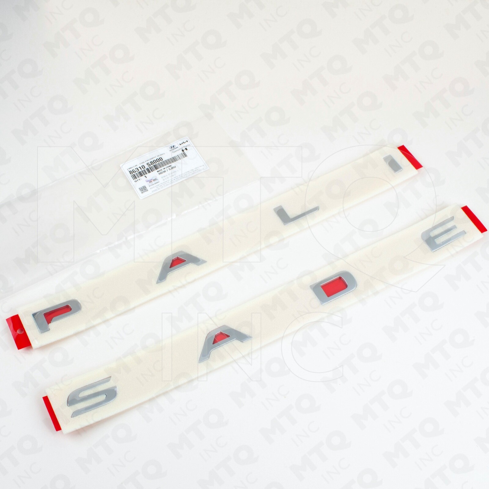 GENUINE Rear Trunk Liftgate Letter Emblem for 20-22 Hyundai Palisade ...