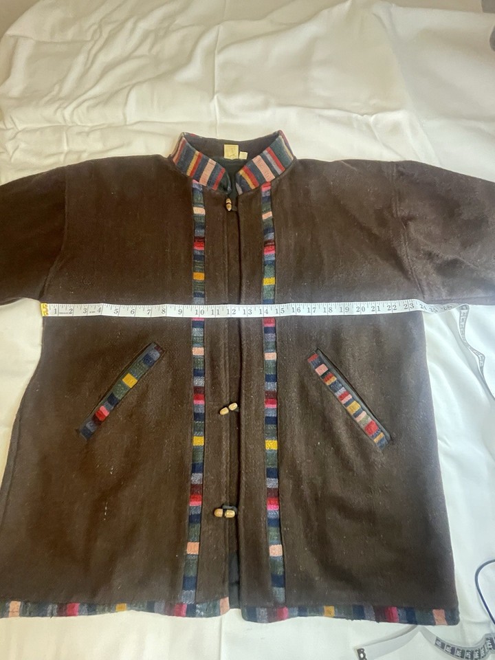 Vintage Traditional Nepalese Wool Coat. Size M. Made In Nepal ...