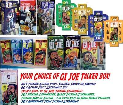 Custom vintage style GI JOE Talker boxes from the 60s & 70s You Choose ...