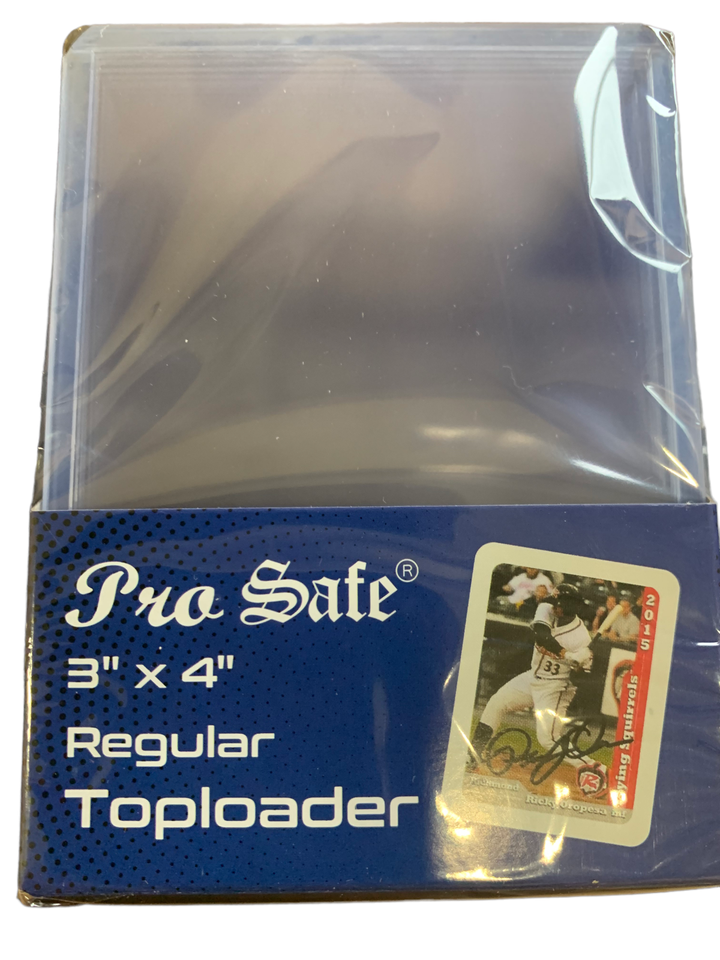 1000 Pro Safe 3x4 Sports Card regular Toploader 1 case 34082-D New top ...