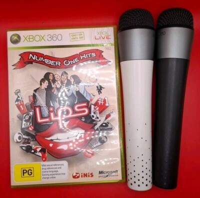 Lips Game + 2x Wireless Microphone Bundle - Xbox 360 | eBay