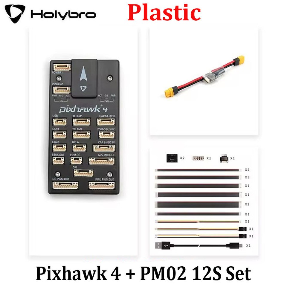 HolyBro Pixhawk 4 Flight Controller with PM02 / PM07 Power Module M9N ...