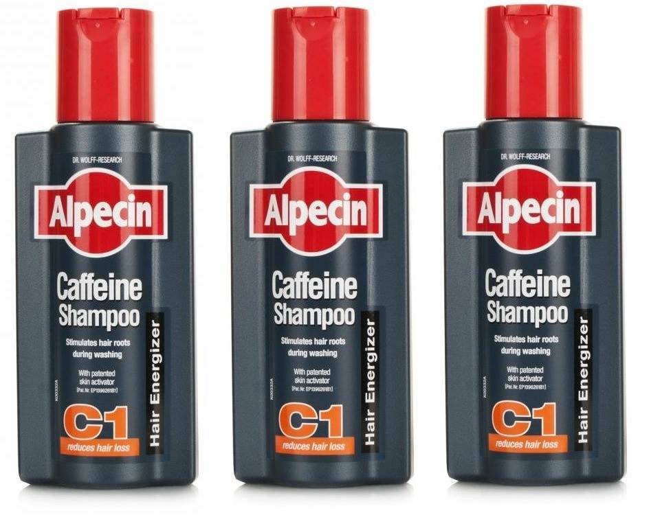 Alpecin Caffeine Shampoo - 250ml - Pack of 3 4008666211187 | eBay