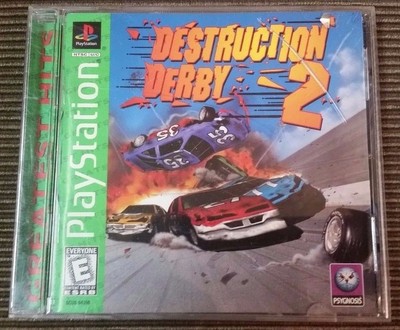 Destruction Derby 2 (Sony PlayStation 1, 1997) GH Complete TESTED PS2 ...