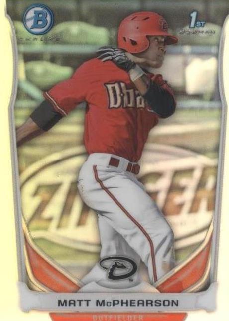 2014 Bowman - Prospects Chrome Matt McPhearson #BCP55 Refractor /500 ...