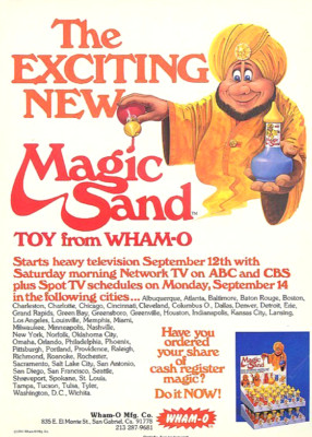 Vintage Wham- O Magic Sand Toy Ad Reproduction Print 17x12 | eBay