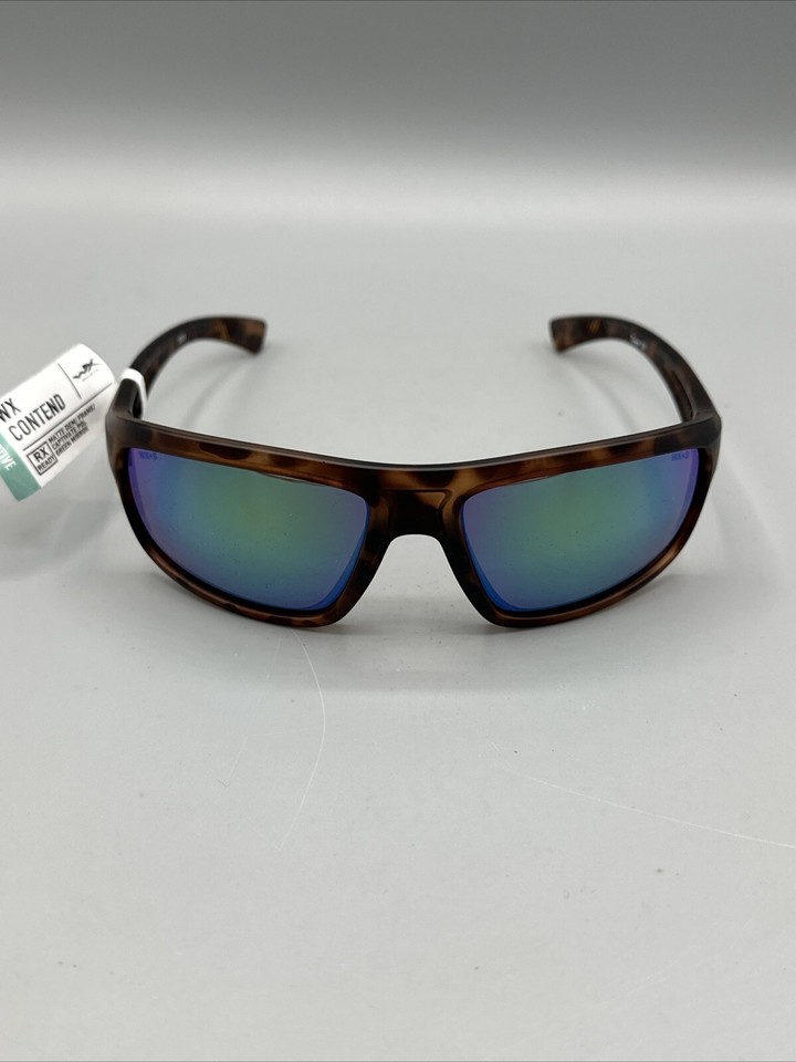 Wiley X WX Contend Captivate Polarized Safety Sunglasses Green Mirror ...