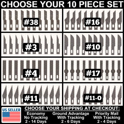 10PC Hobby Exacto Knife for X-Acto Blades Craft Tool #3 #4 #10 #11 #16 ...