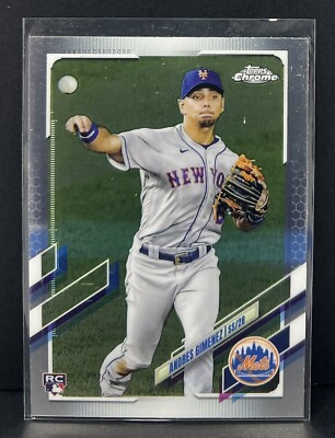 2021 Topps Chrome Andres Gimenez RC #88 New York Mets | eBay