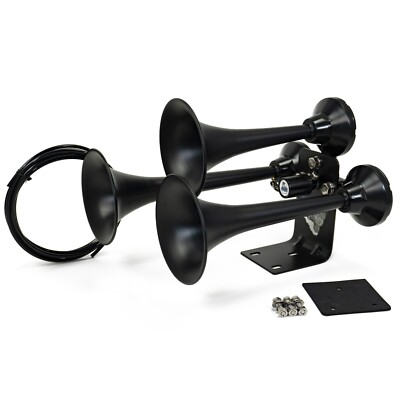 HornBlasters Mini Outlaw Stealth Black Train Horn | eBay