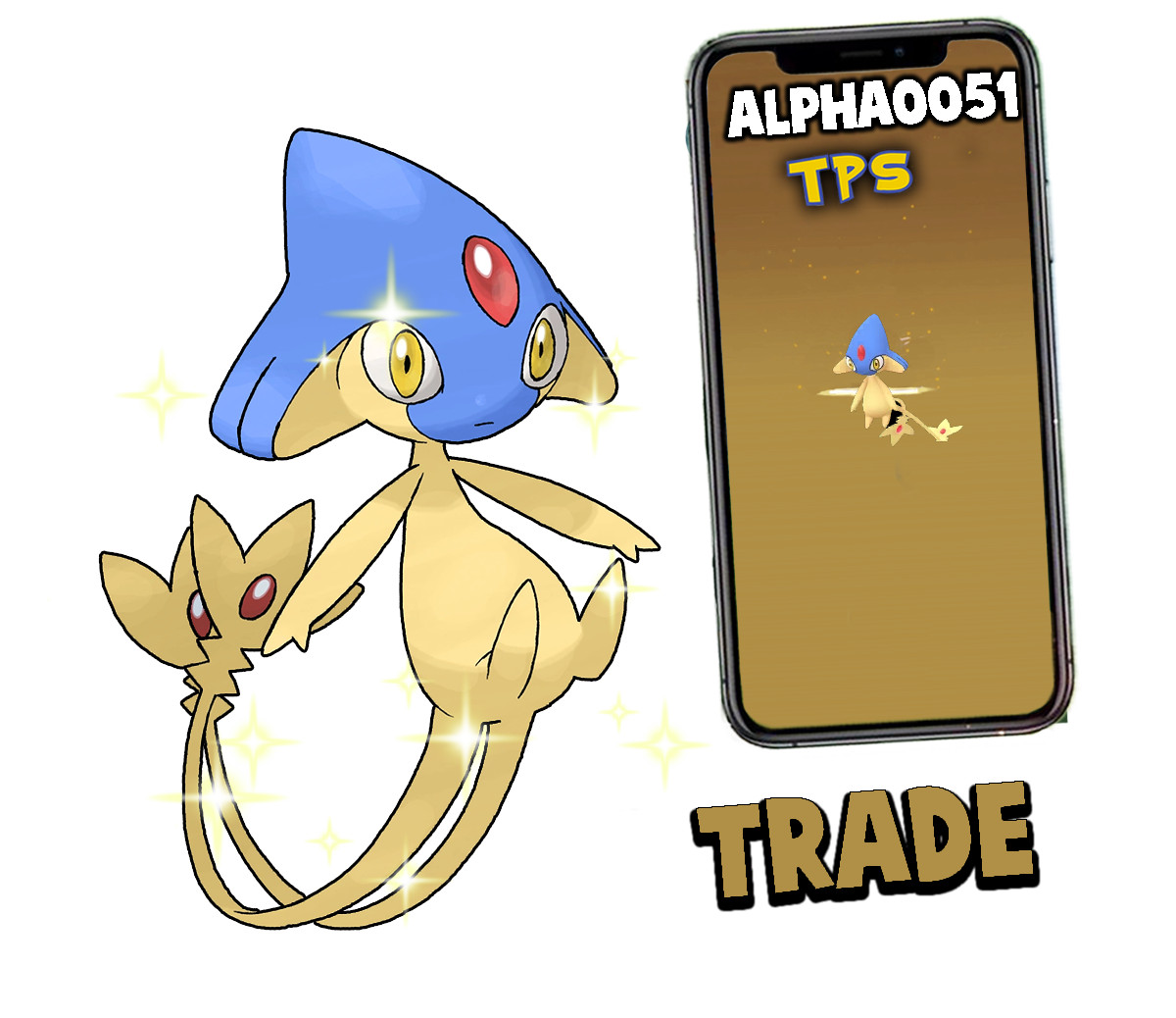 Pokemon Shiny Azelf Registered Trade or Ultra | eBay