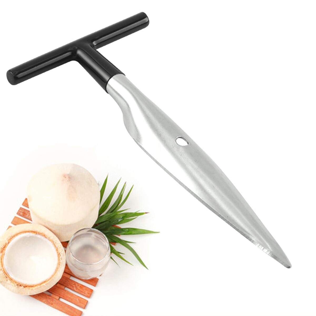 Coconut Opener Tool Stainless Steel Coconut Opener Water Punch Tap ...