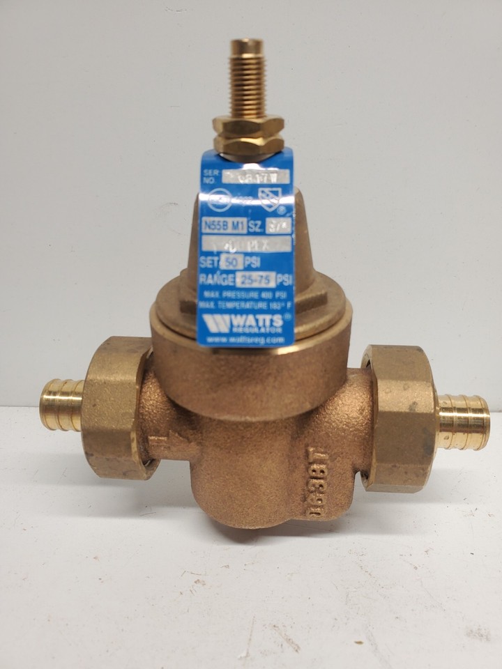 Watts Water Pressure Reducing Valve 1/2"-1" Series N55B-M1 | eBay