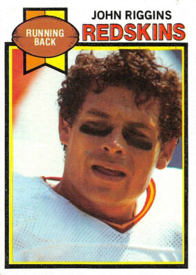 1979 Topps John Riggins Washington Redskins #10 BB1 | eBay