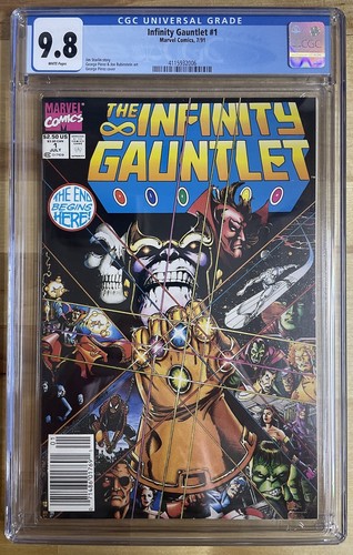 Infinity Gauntlet 1 CGC 9.8 Newsstand | eBay