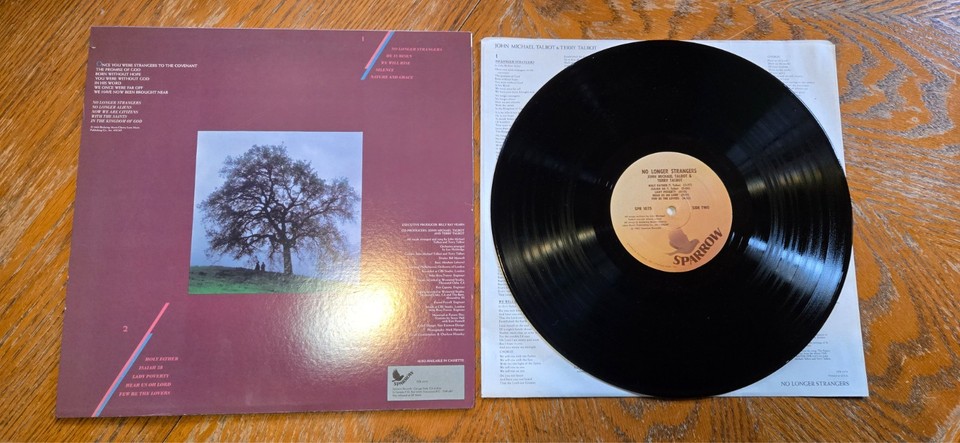 LP RECORD JOHN MICHAEL TALBOT & TERRY TALBOT NO LONGER STRANGERS ...