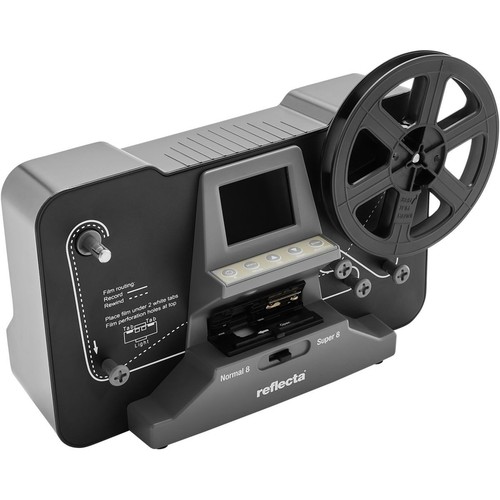 Scanner portable REFLECTA Film Scanner- Super 8 Normal 8 Black ...