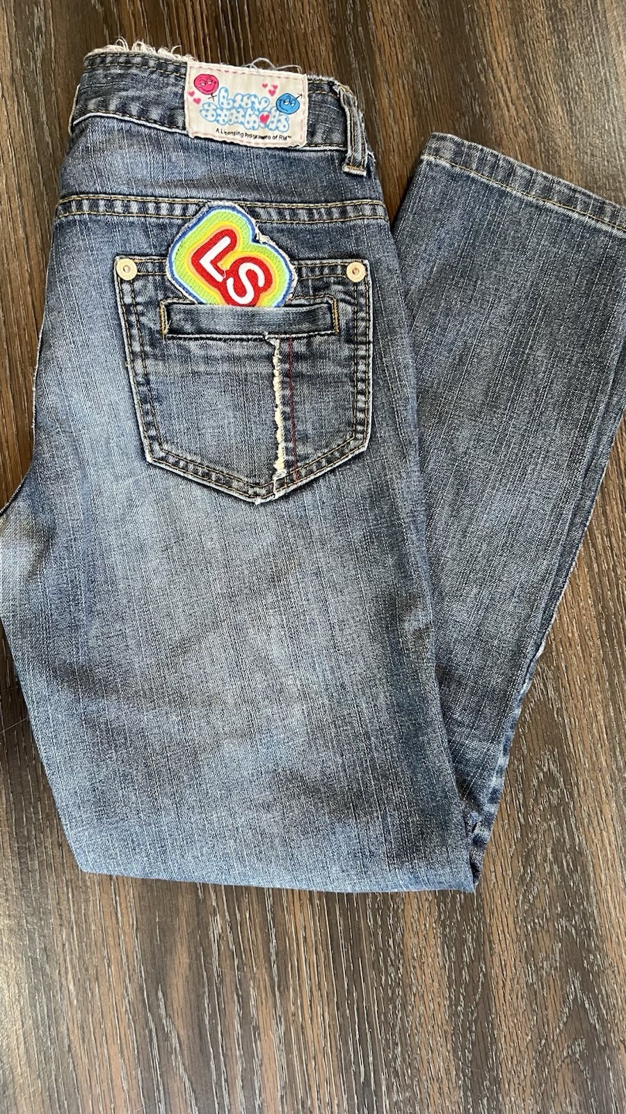 Vintage Girls Luv Symbols Embroidered Patches Size 27… - Gem