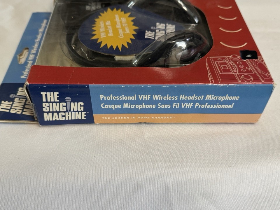Singing Machine R-112 Professional VHF Headset Wireless Karaoke ...