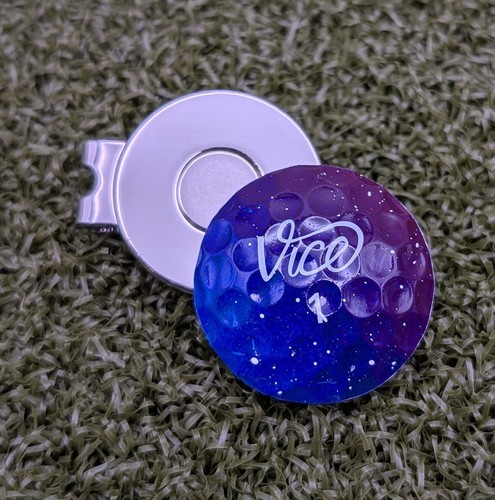 Vice Galaxy Drip Real Golf Ball Marker With Magnetic Hat Clip D Tour ...