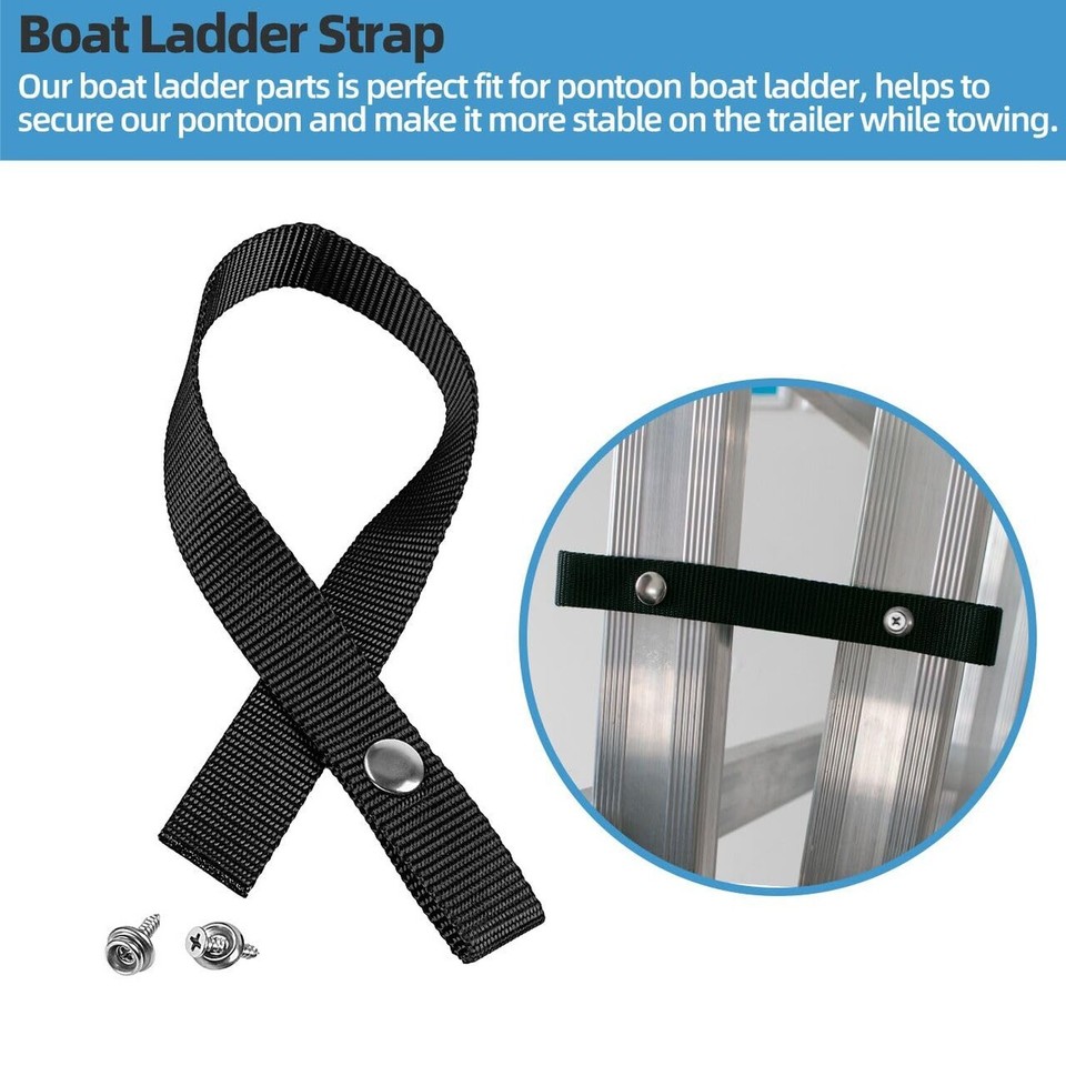 Pontoon Ladder Strap, Pontoon Boat Accessories with Stainless Steel ...
