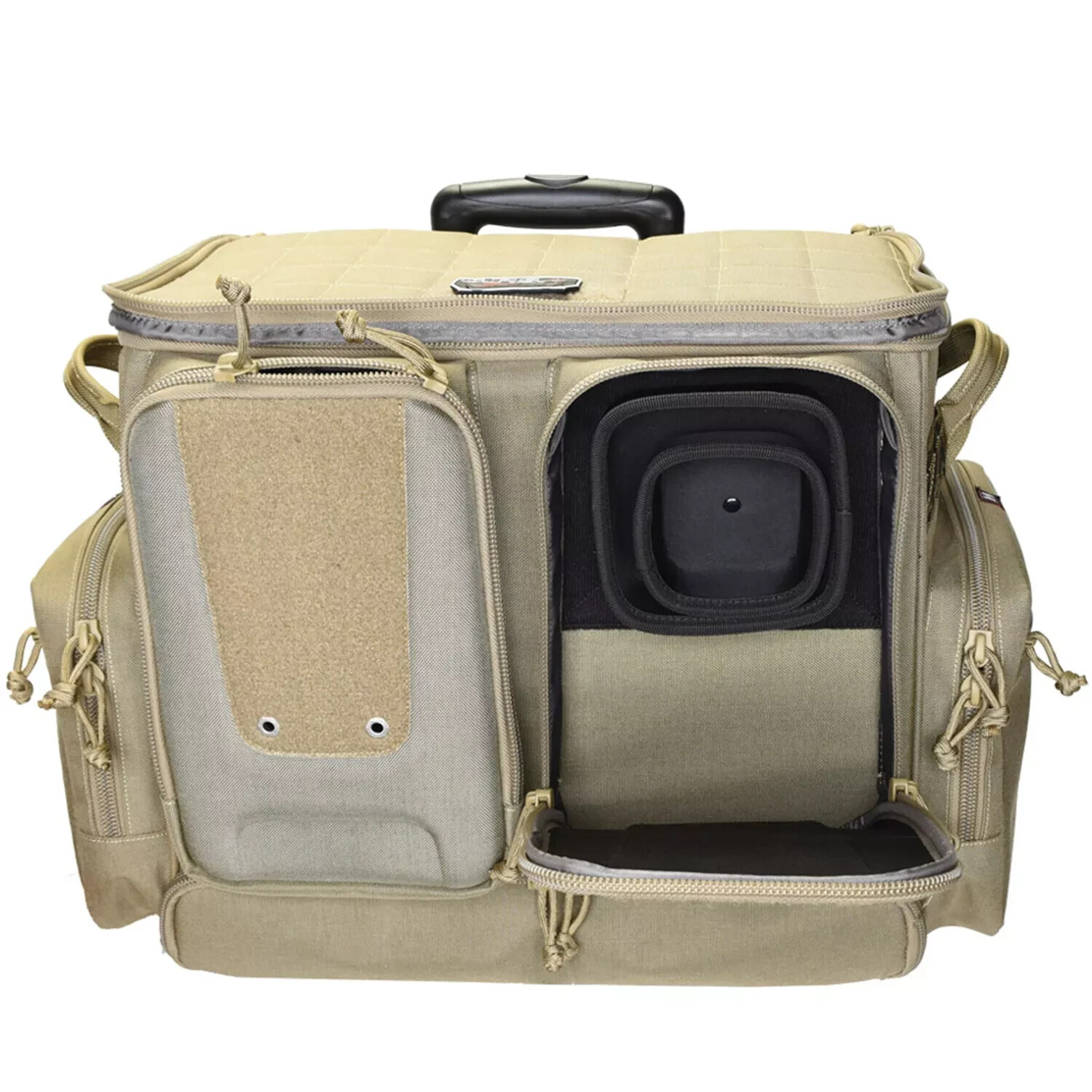 G Outdoors GPS-T2112ROBT Tactical Tan Holds 6 Handguns Rolling Range ...