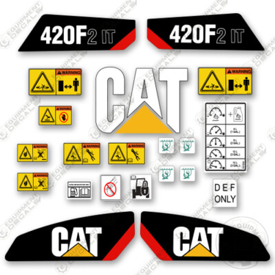 Fits Caterpillar 420 F2 IT Backhoe Decal Kit Equipment Decals | eBay