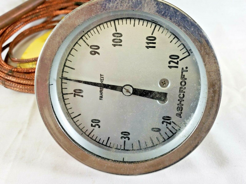 ASHCROFT DIAL THERMOMETER | 4" -20 - 120F | eBay
