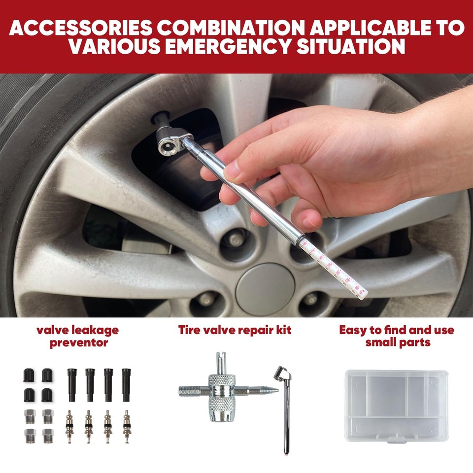 Tire Repair Kit 48pcs Heavy Duty Tire Plug Kit Universal Tire Repair ...