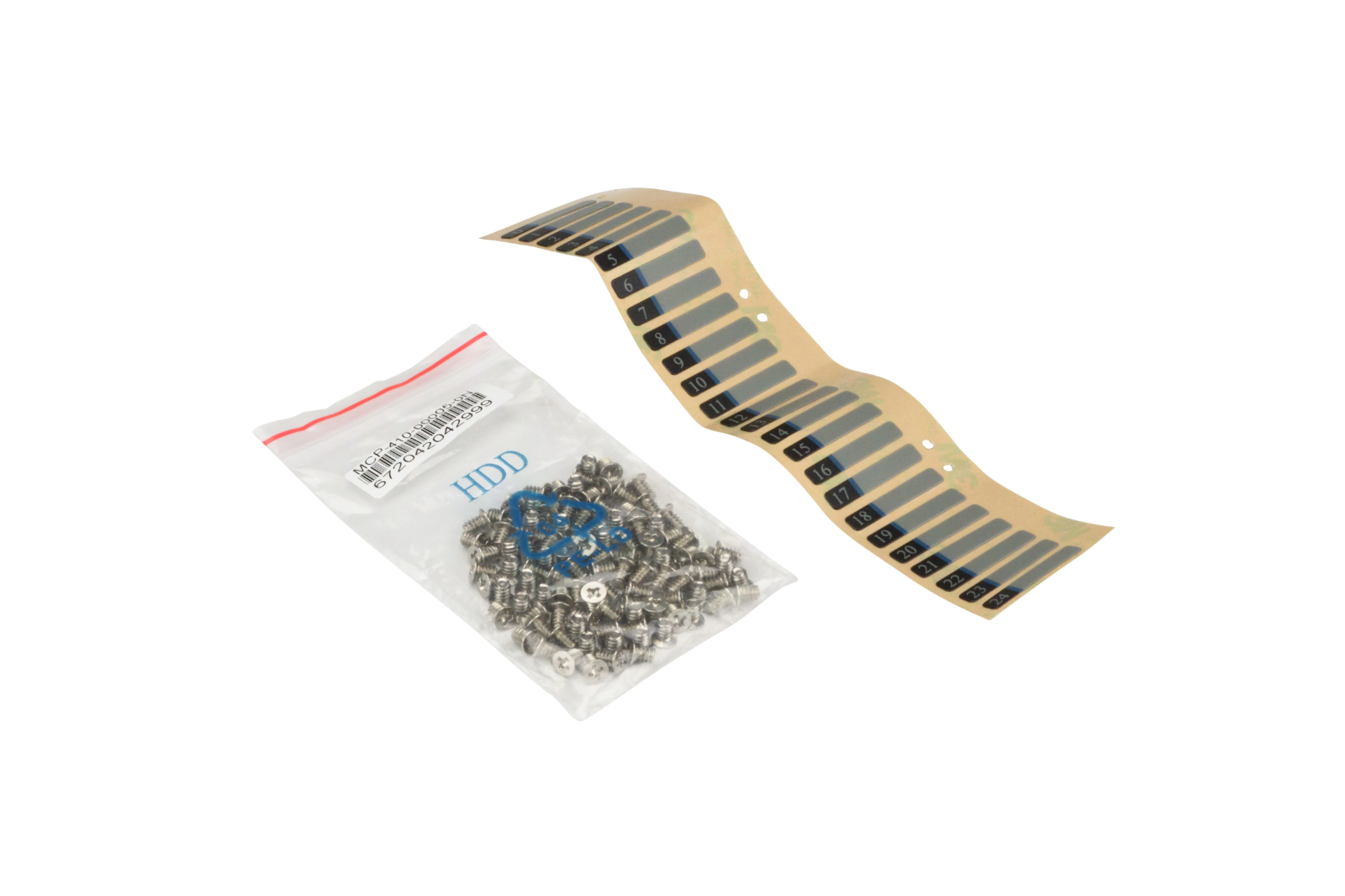 Supermicro MCP-410-00005-0N Screw Bag - 100x - 24x Labels - 3.5" HDD | eBay