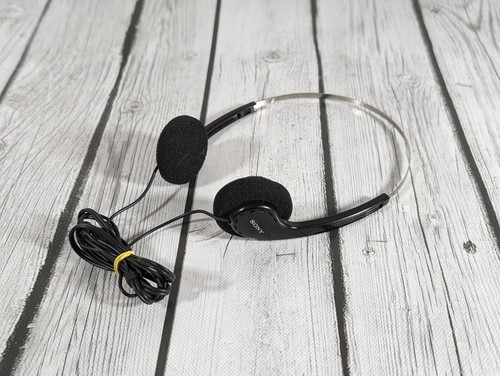 Vintage Sony MDR-006 Walkman Discman Stereo Metal Headphones Foam Pads ...