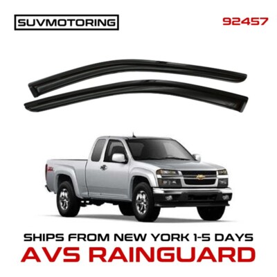 AVS 92457 2pc Window Vent Visor Rain Guards for 04-12 Chevy Colorado ...