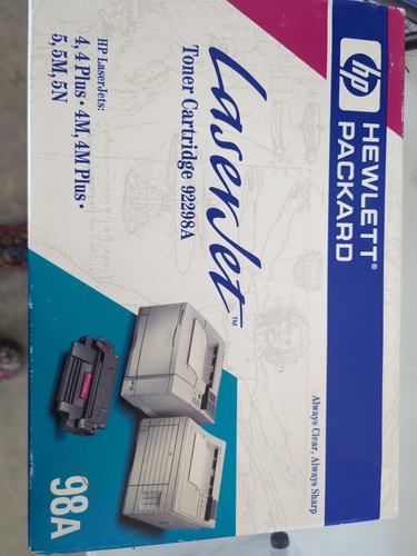 toner cartridge New Sealed in Box Genuine HP 98A Black LaserJet 92298A ...