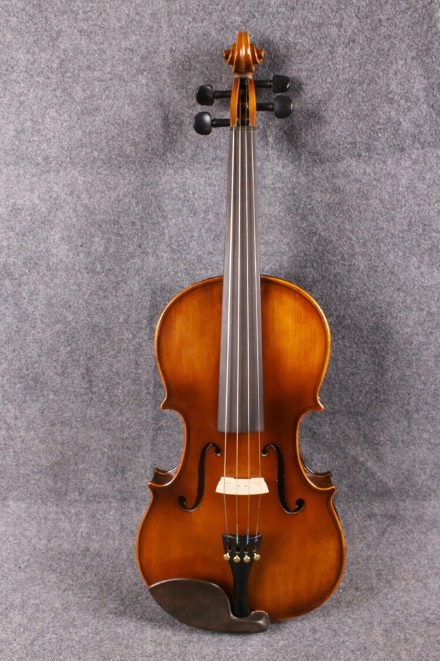 Advance 16.5 inch Viola Full Size Solid Maple Spruce Viola Case Bow New ...