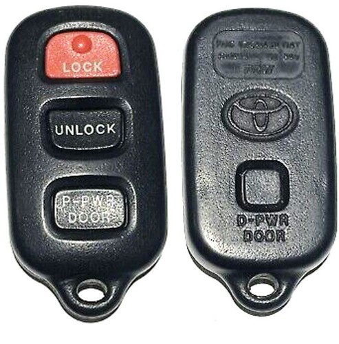OEM 2003 TOYOTA SIENNA 4 BUTTON DUAL POWER CAR DOOR REMOTE FOB FCC ID ...
