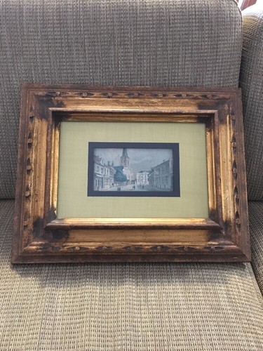 H. Hal Kramer Co. Chicago Scenic Print Gilt Frame Vintage Framed Art | eBay